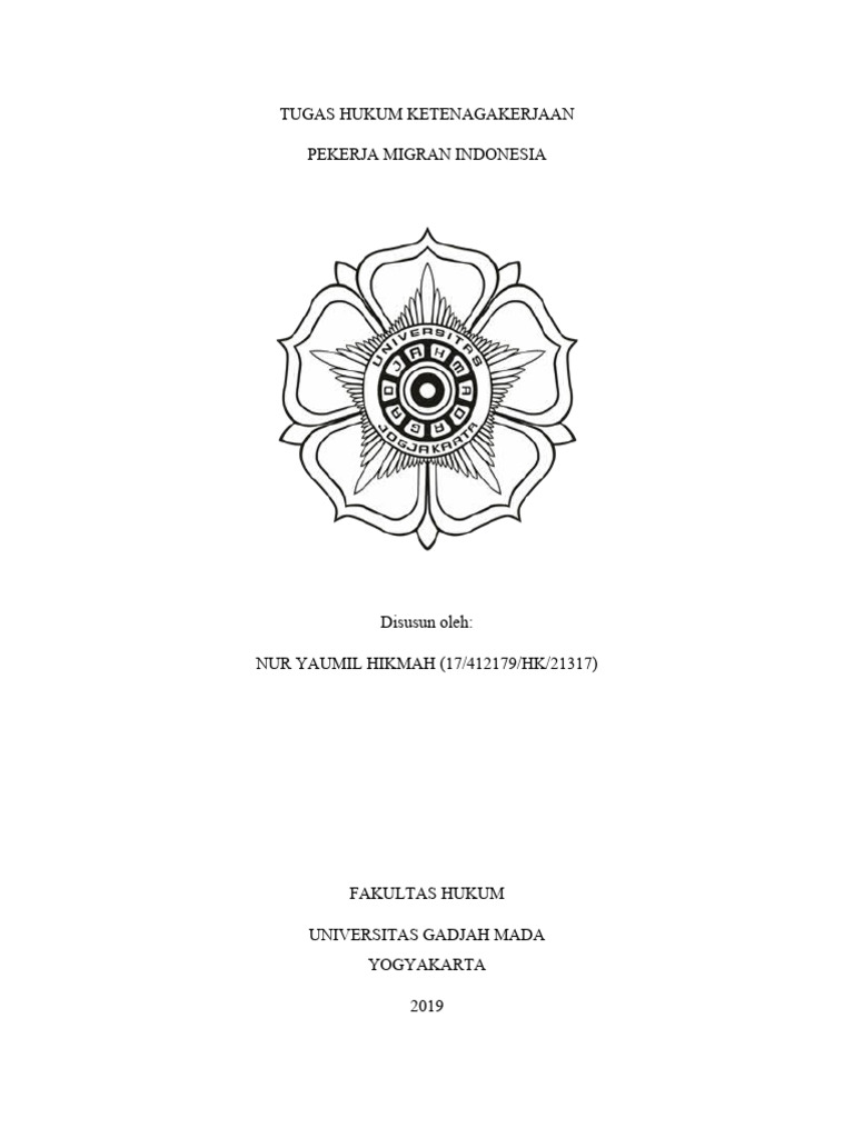 Tugas Hukum Ketenagakerjaan Mini Paper Pmi | PDF | Ilmu Sosial | Hukum