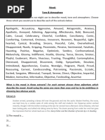 Words to Describe Atmosphere | PDF