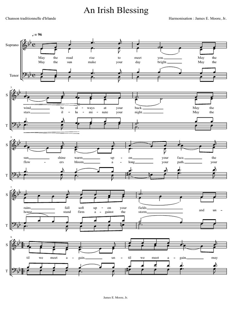 An Irish Blessing - James E. Moore, Jr. | PDF