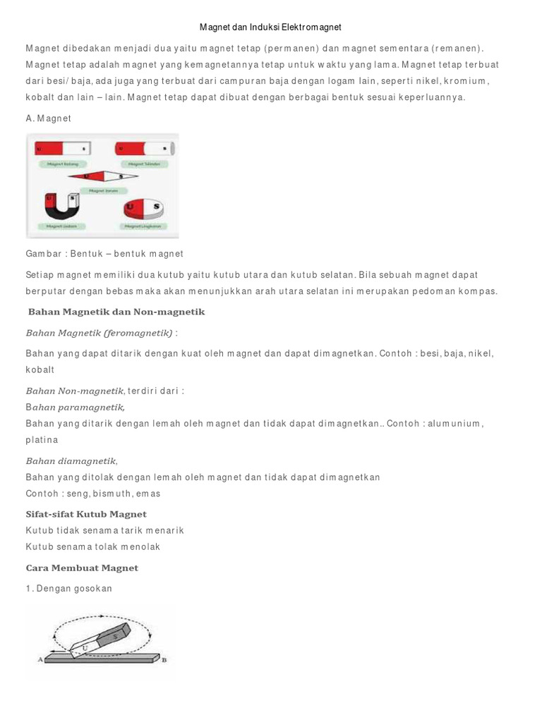 Magnet Dan Induksi | PDF