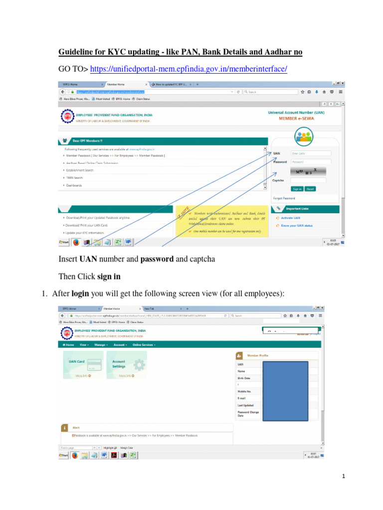 190912-Guidelines - For KYC Updation | PDF