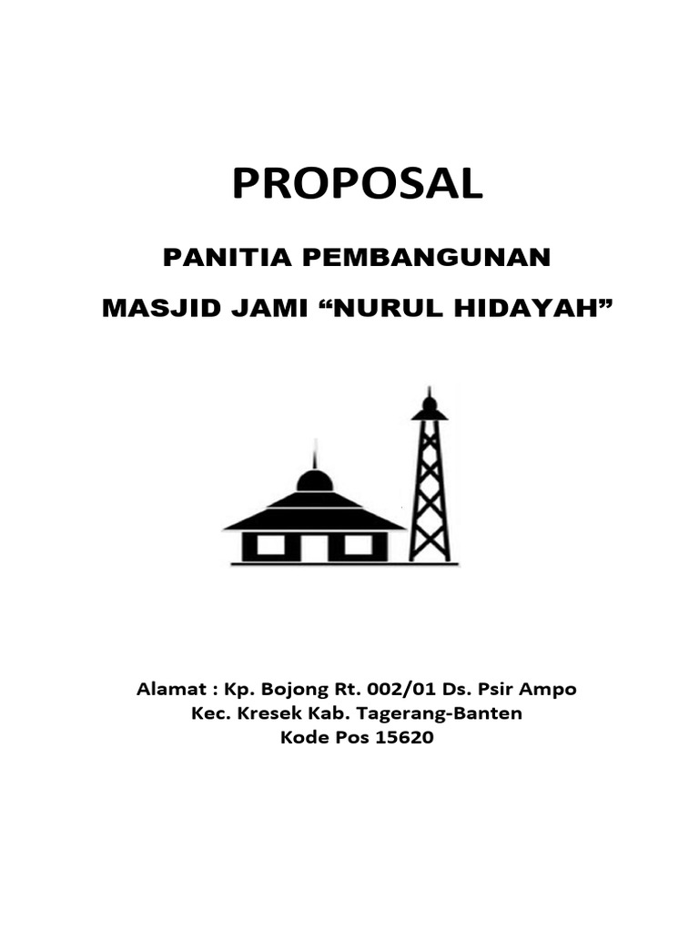 PROPOSAL Masjid Jami Al Ikhlas | PDF