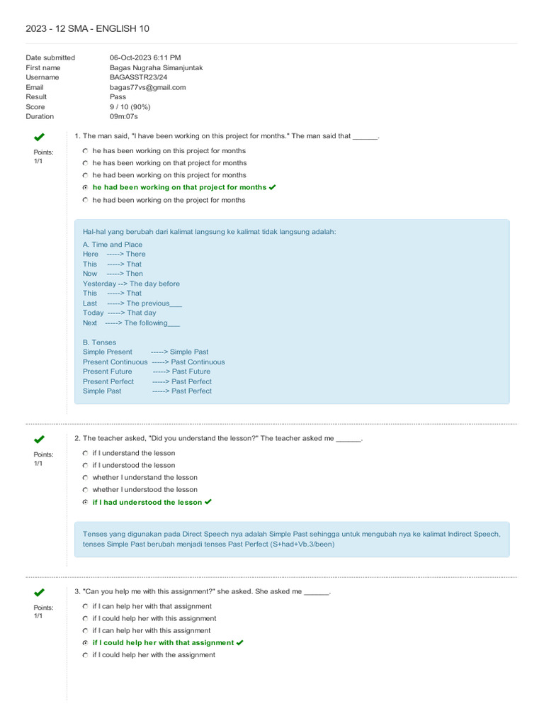Report Responses 30 | PDF