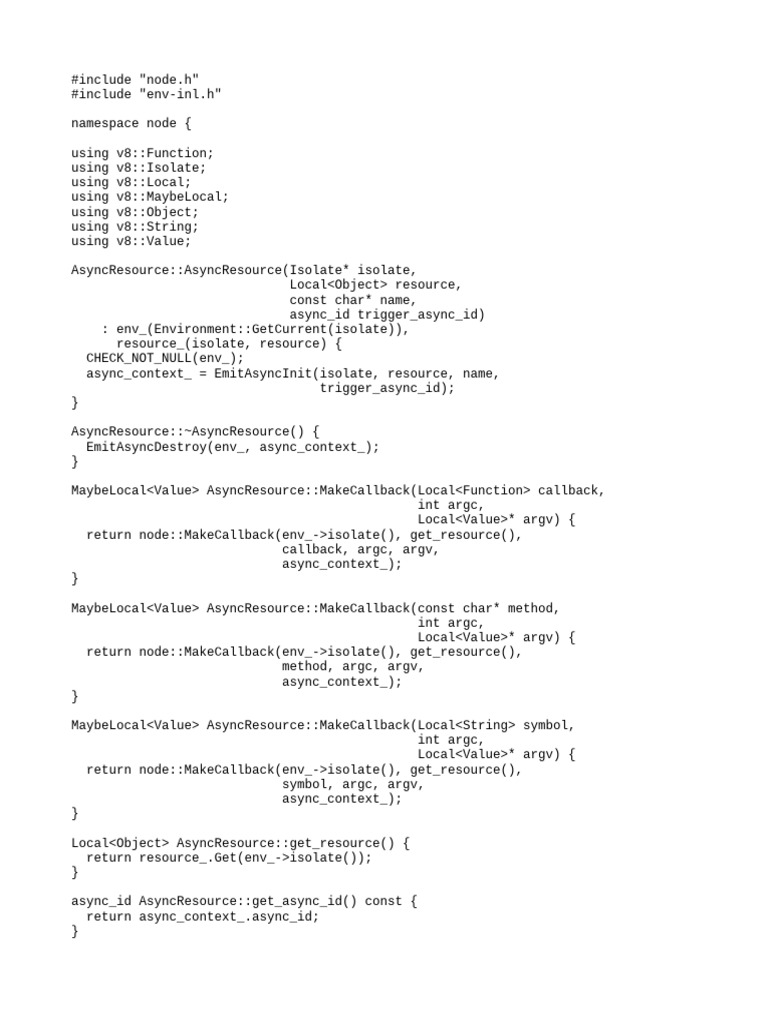 Async Resource | PDF