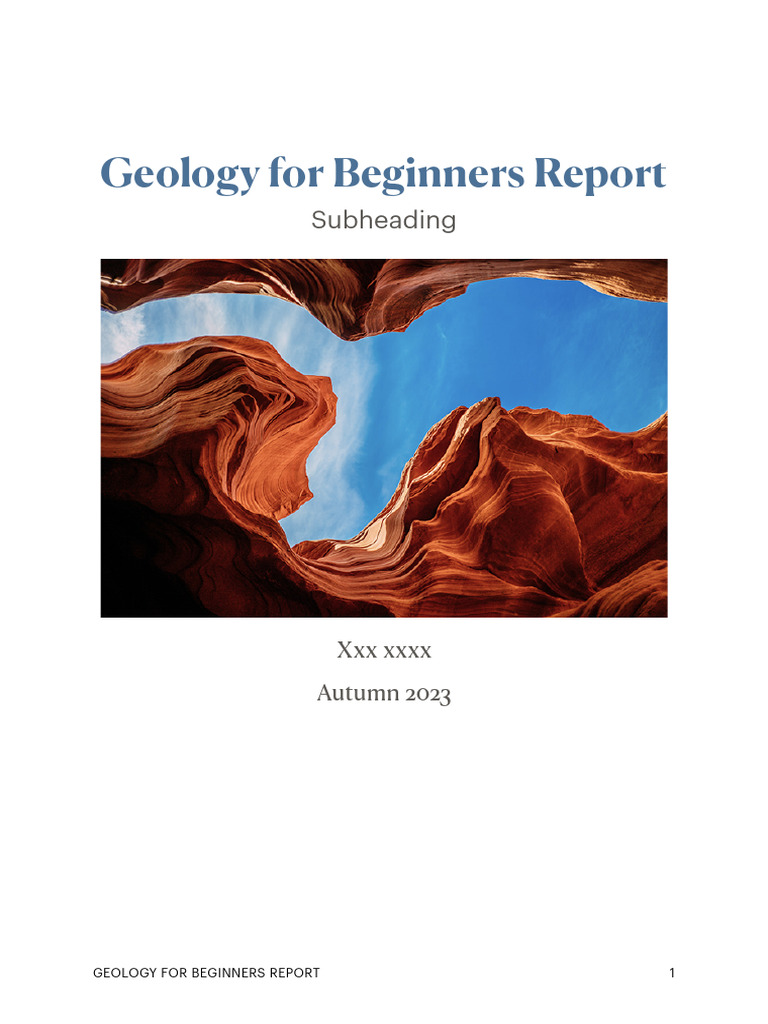 Geology Basics for New Learners | PDF