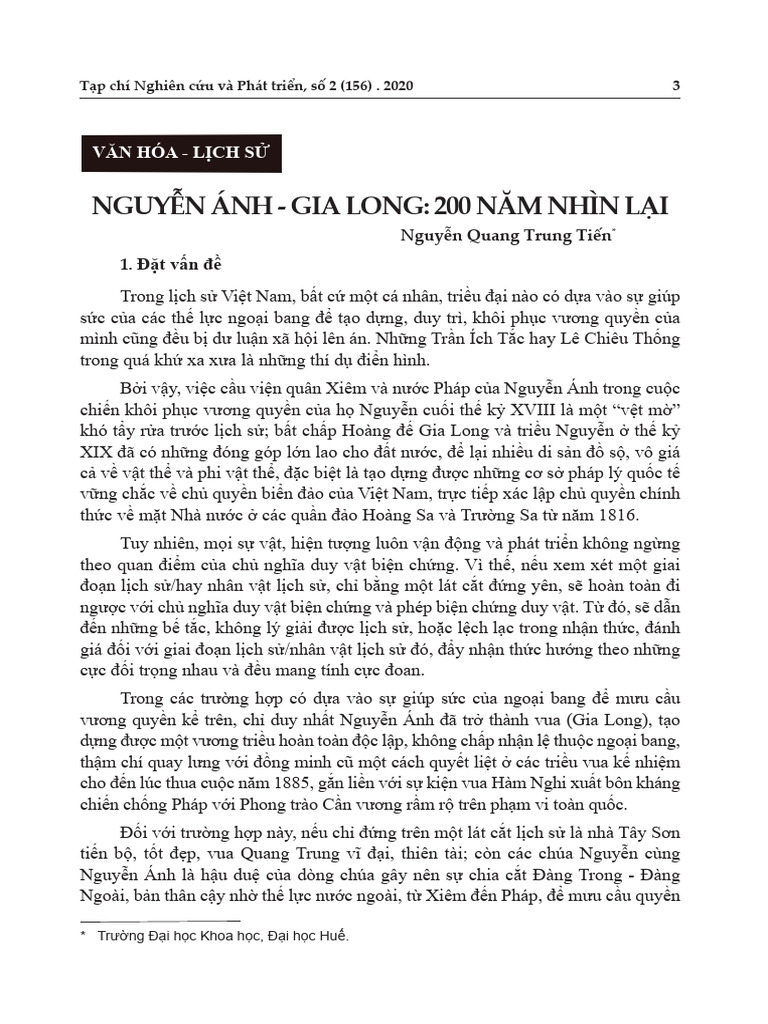 Nguyễn Ánh - Gia Long 200 năm nhìn lại | PDF