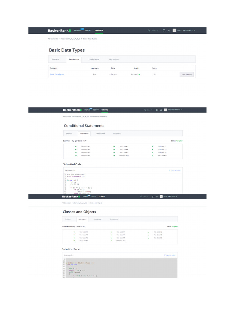 Oodp Hackerrank | PDF