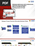 Panduan Pengajuan Di OSS - Permohonan Baru PB UMKU | PDF