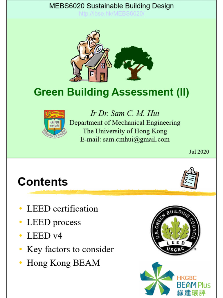 MEBS6020: LEED Certification Overview | PDF