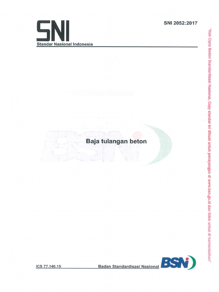 Sni 2052 | PDF