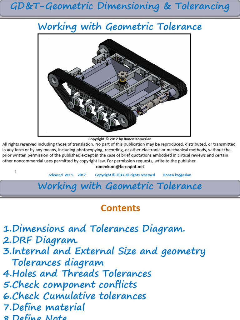 Working With Geometric Tolerance | PDF | Geometry | Engineering Tolerance