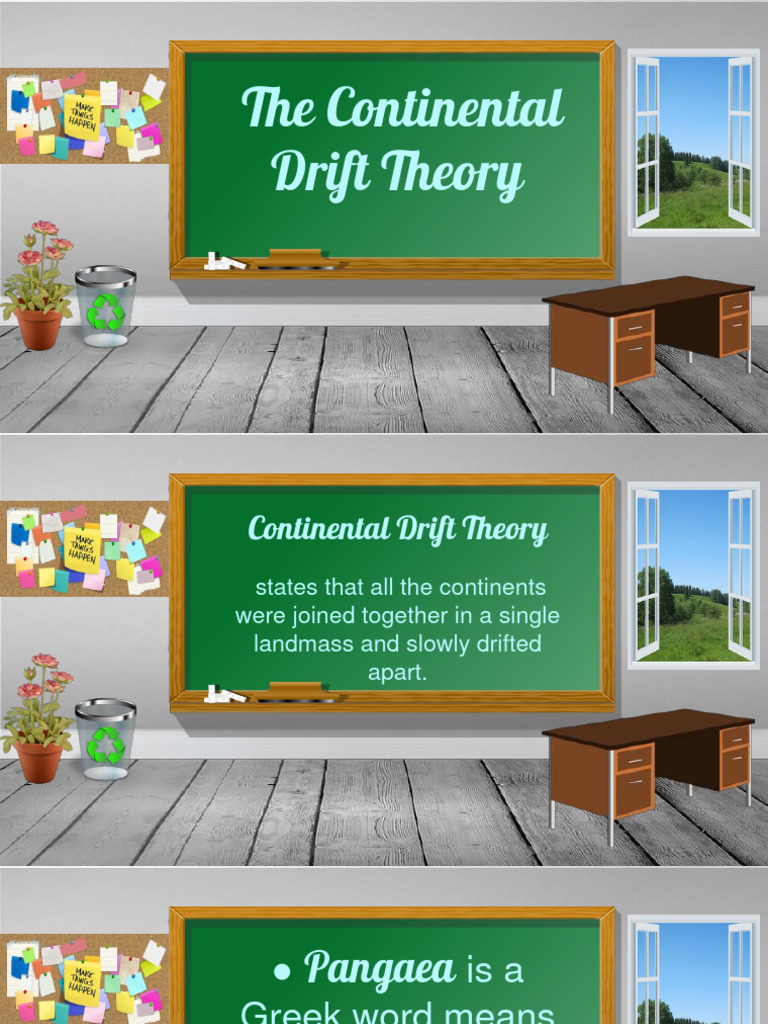 Continental Drift Theory Notes | PDF