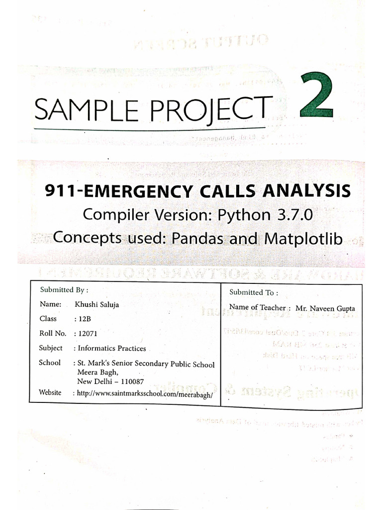Sample Project 2 | PDF