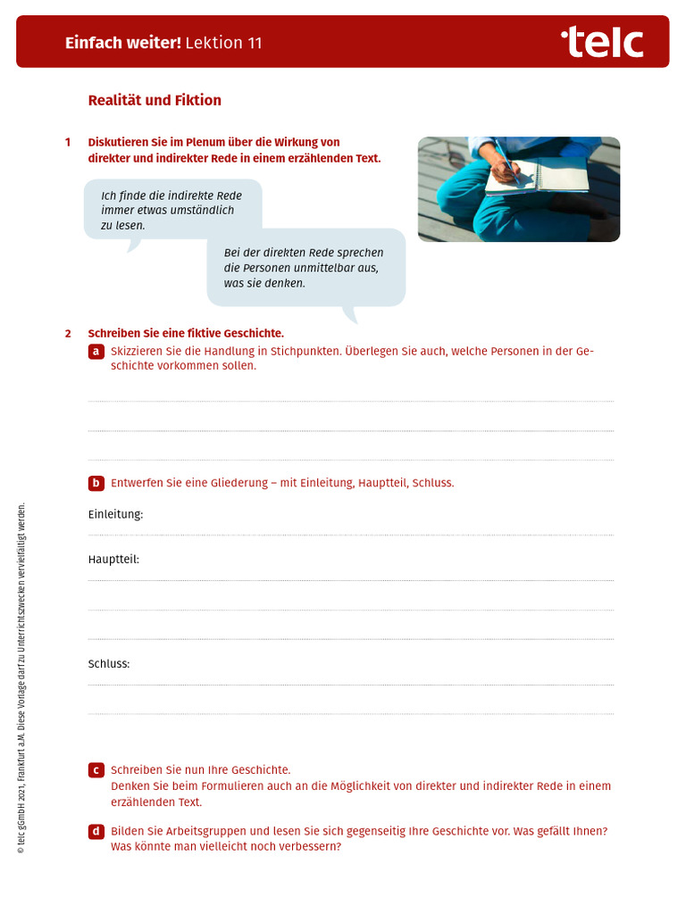 Kopiervorlage_Einfach_weiter__Lektion_11 | PDF