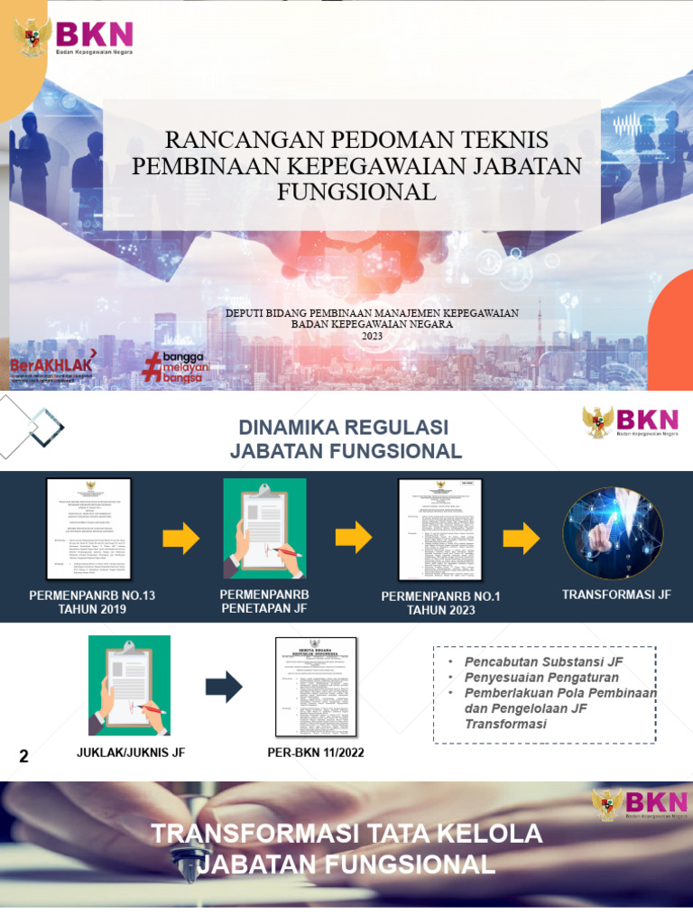 Rancangan Pedoman Teknis BinJF | PDF