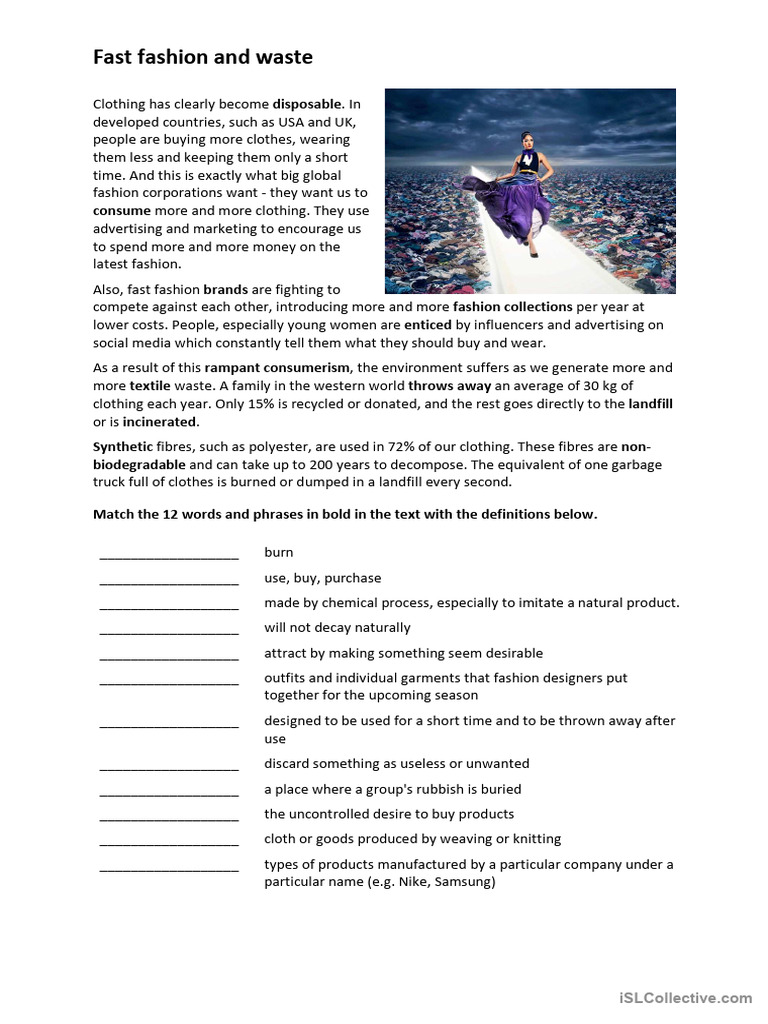 Fast Fashion's Environmental Impact | PDF