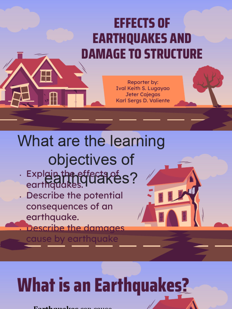 Effects of Earthquakes and Damage To Structure | PDF