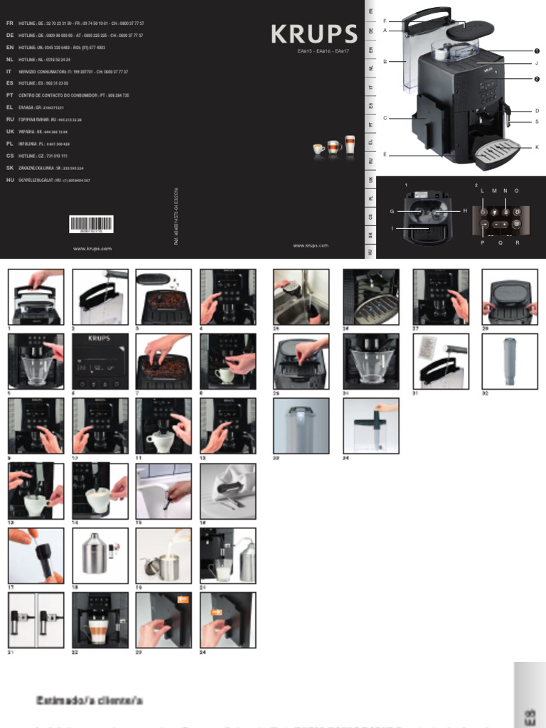 Manual Cafetera KRUPS | PDF