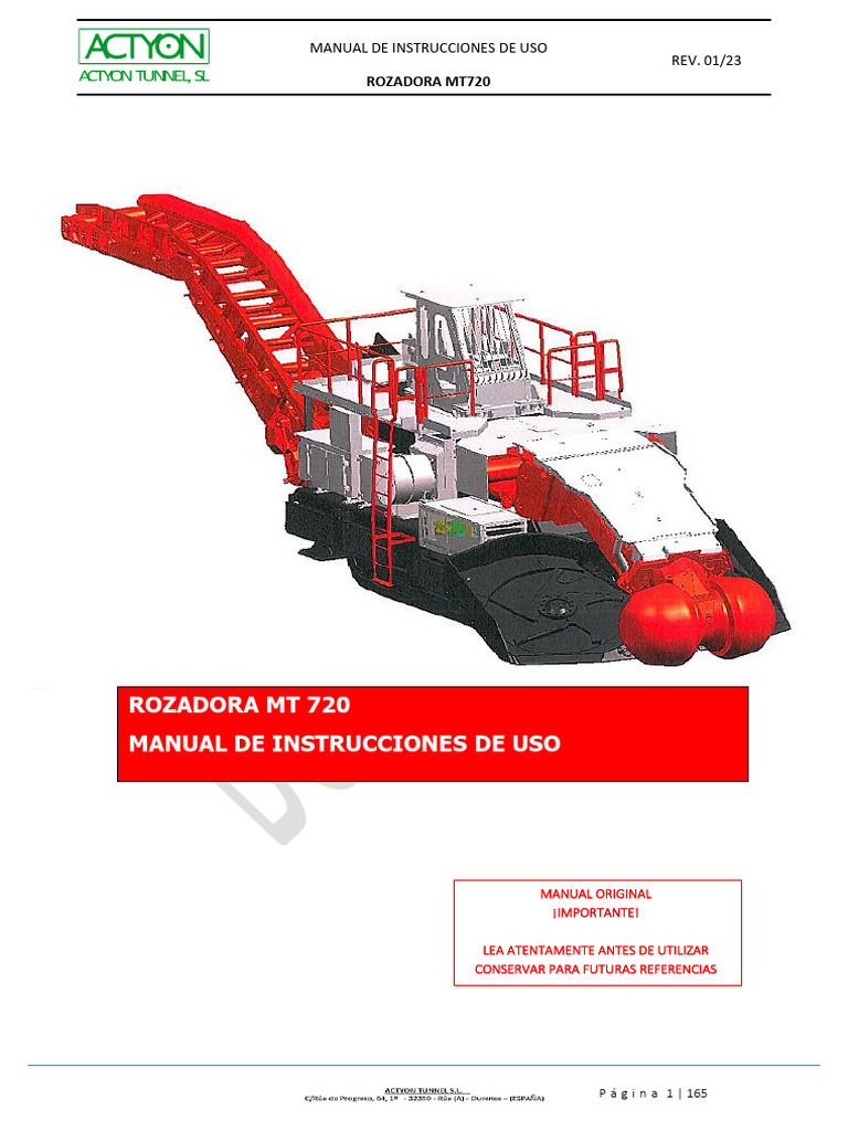 Manual de Uso Rozadora MT720 | PDF | Motores | Red eléctrica