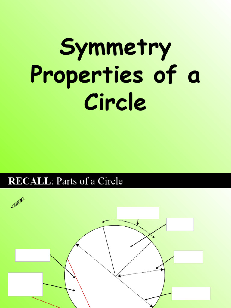 Chapter 19 - Symmetry Properties of Circles | PDF
