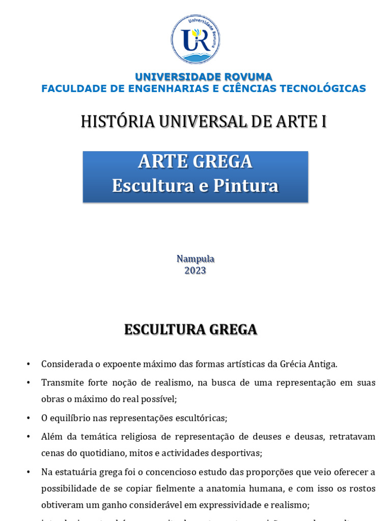Escultura Grega | PDF