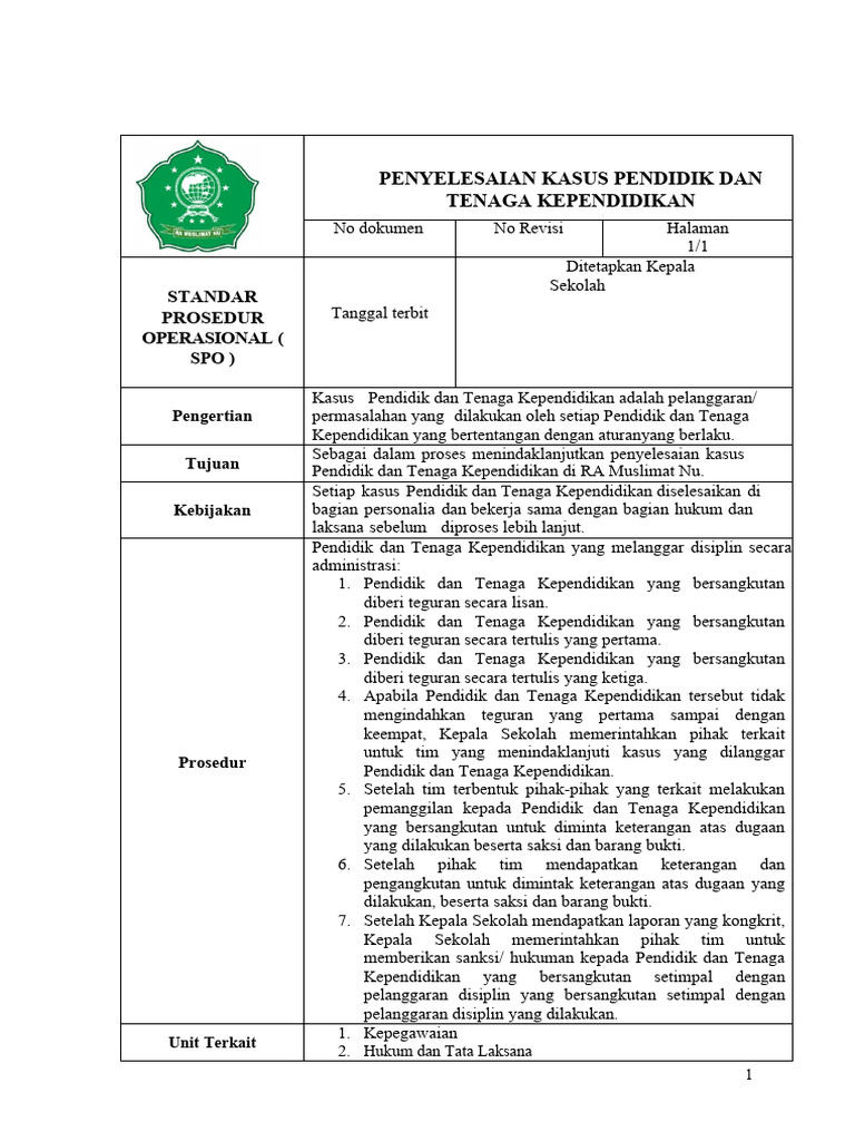 Sop Personalia | PDF