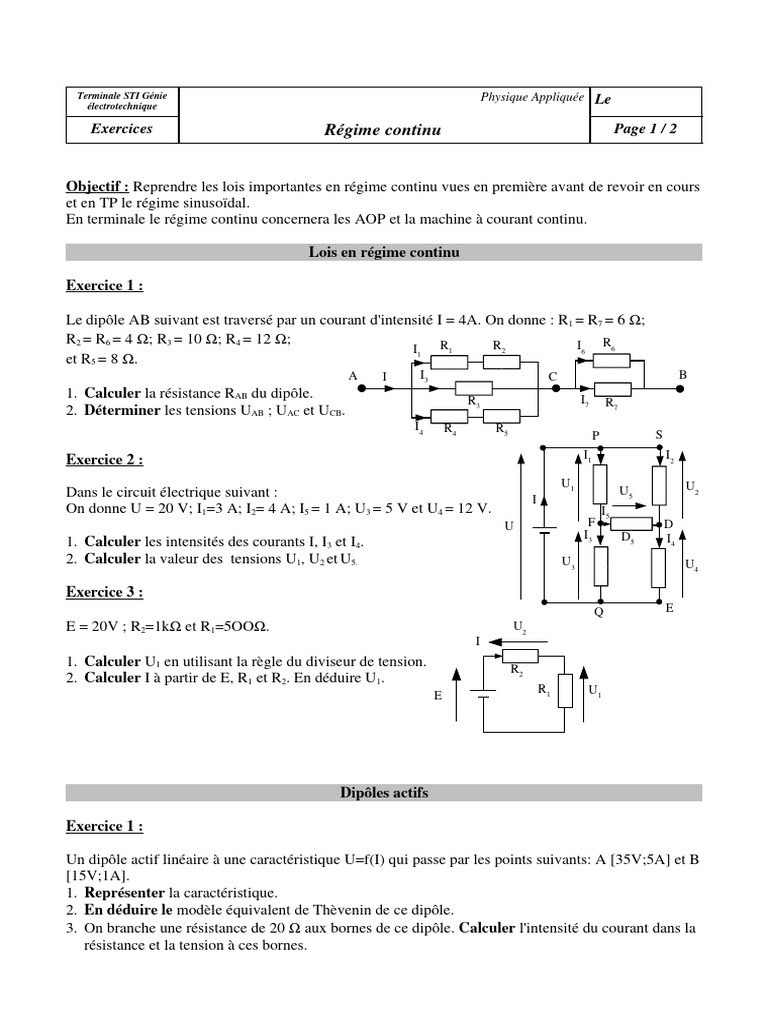 7 Exocontinu Okok | PDF | Sciences et mathématiques