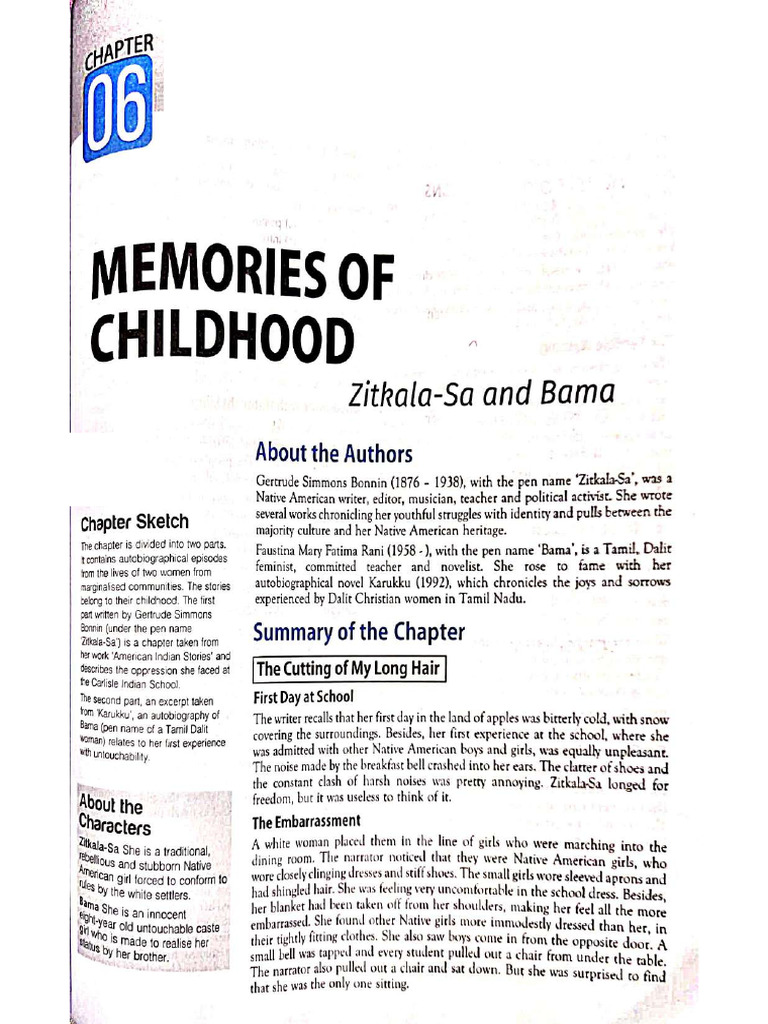 Memories of Childhood | PDF