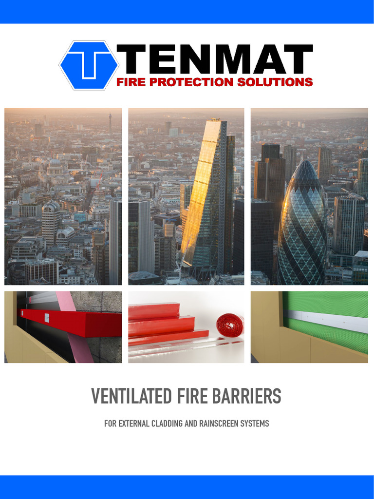 Tenmat Ventilated Fire Barriers Brochure | PDF