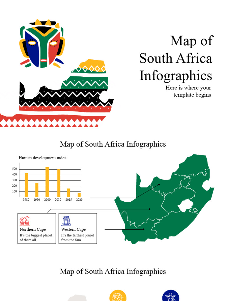 Map Of South Africa Infographics By Slidesgo Pdf