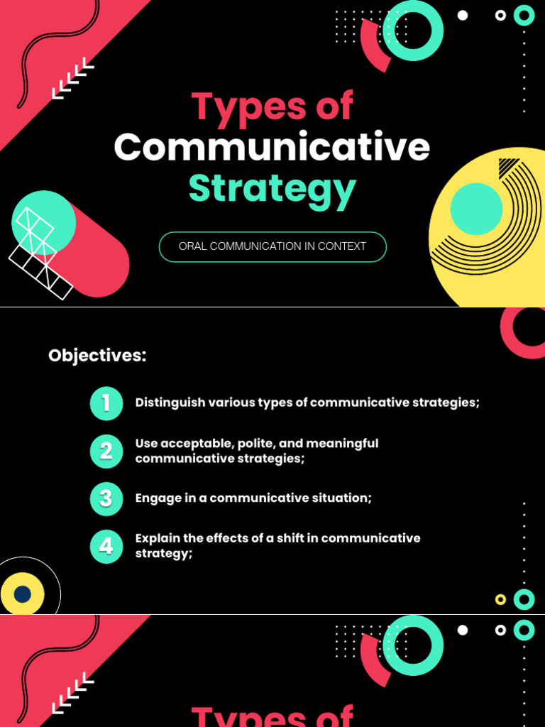 Communicative Strategies Guide | PDF