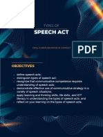 Searle's Classification of Speech Act | PDF | Semiotics | Human Communication