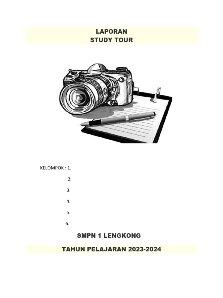 Contoh Laporan Study Tour | PDF