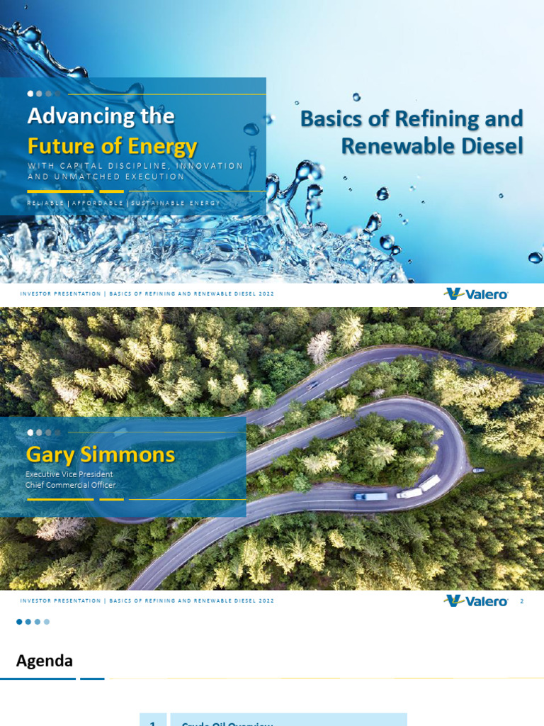 Basics of Refining and Renewable Diesel 2022 | PDF