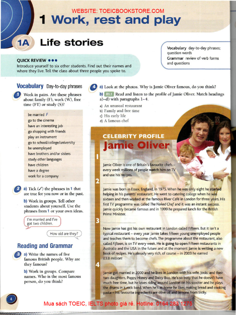 Face To Face Pre-Intermediate Student's Book-Trang-5-12 | PDF