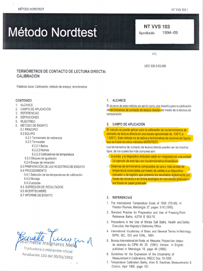 518 - NT VVS 103 - Nordtest Method - Esp | PDF