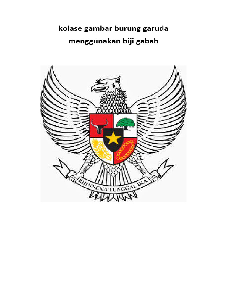 Kolase Gambar Burung Garuda | PDF