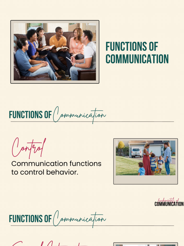 Fundamentals of Communication Part 2 | PDF