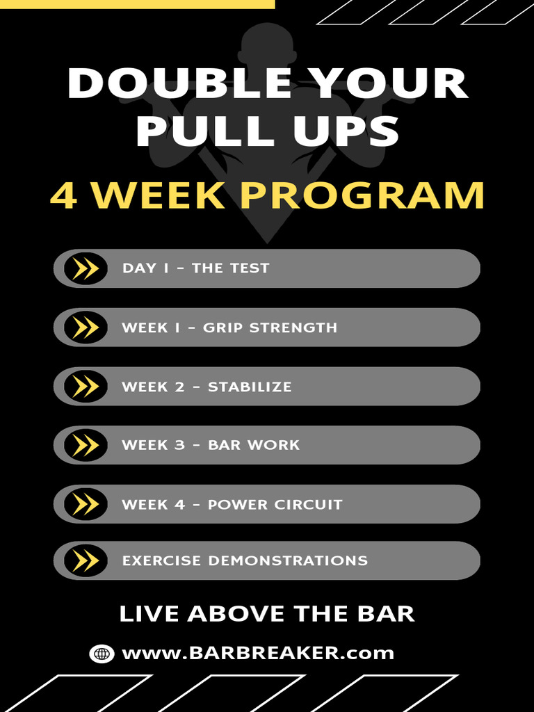 4 Week Bar Breaker Pull Up Program | PDF