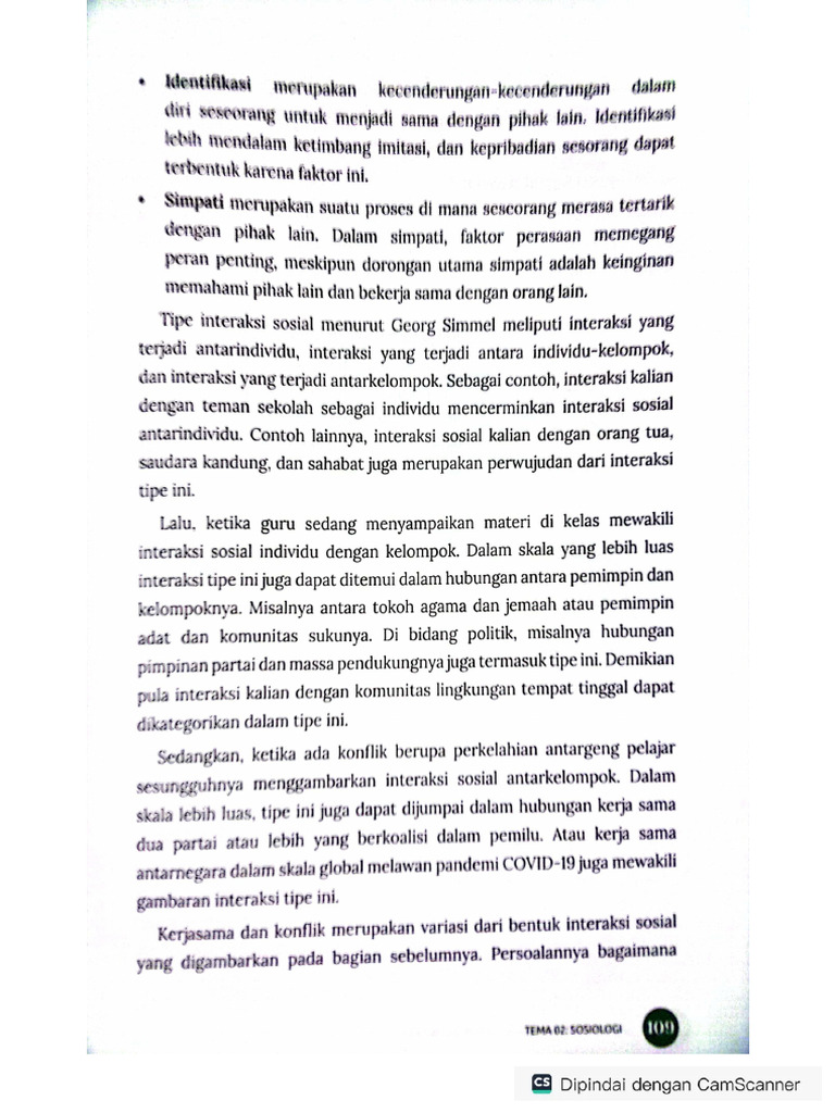 Sosiologi Kls X (Ganjil) | PDF