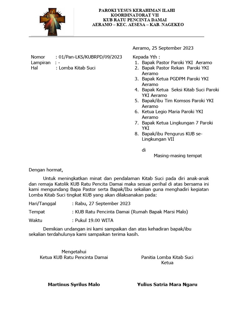 Undangan Sekami RPD | PDF