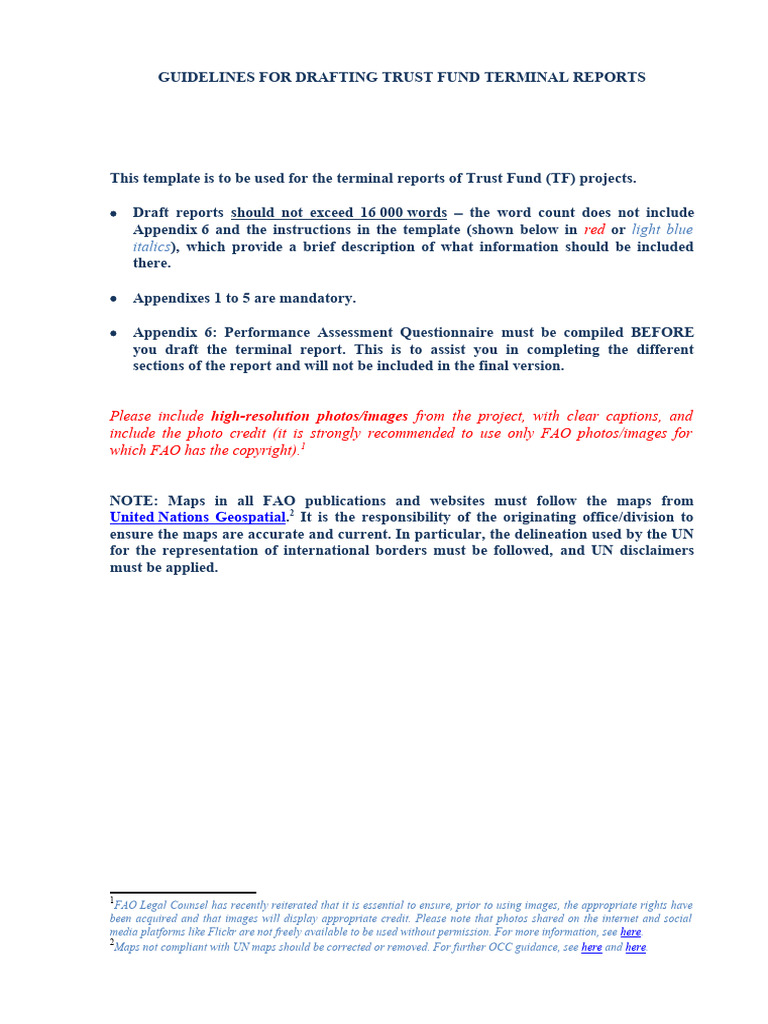 En Terminal Report Template | PDF
