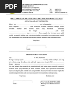 Contoh Rekod Kehadiran | PDF