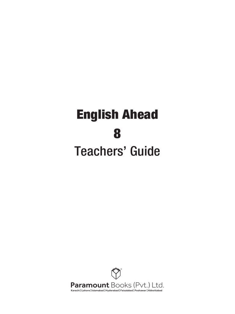 English Ahead 8: Teacher's Guide | PDF | Reading Comprehension | Pronoun