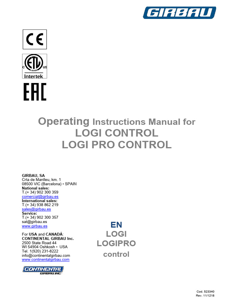 Logi LogiPro Operation | PDF