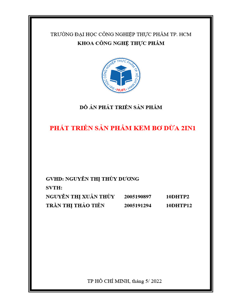 Đ Án PTSP VD2 | PDF