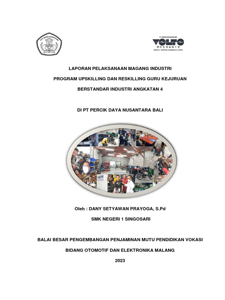 LAPORAN MAGANG Dany Setyawan Prayoga | PDF | Seni
