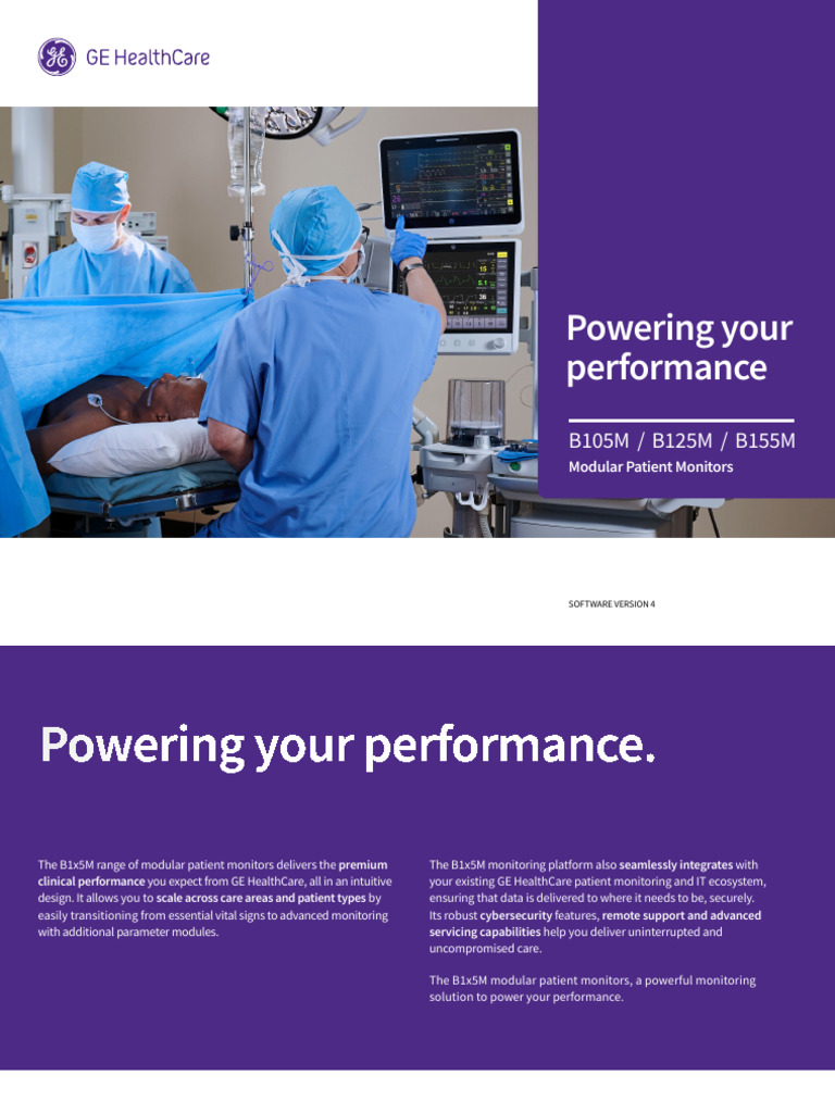 Brochure B1x5M-Monitors Includes SPI-JB22556XX Feb22 | PDF | Anesthesia ...