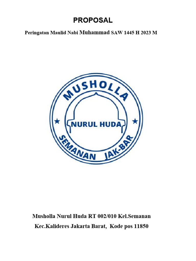 Proposal - Amplop Maulid Rev 1 | PDF