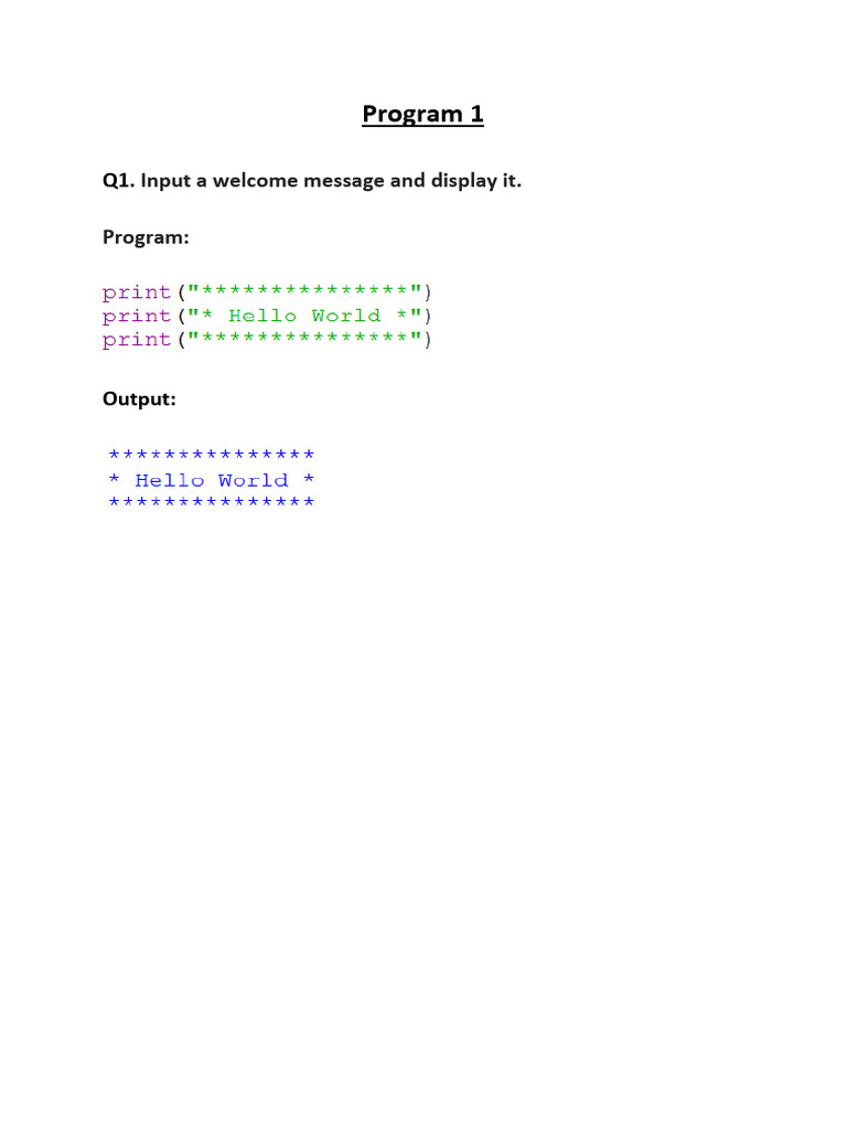 Beginner Programming Exercises | PDF | Technology & Engineering